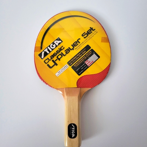 Stiga | Games | Stiga Classic Ping Pong Paddles Set Of 4 Brand New ...
